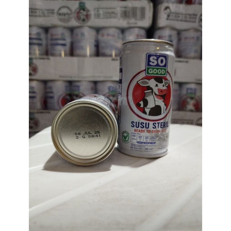 Jual So good susu steril kaleng 189ml/susu sapi kaleng/so good | Shopee ...