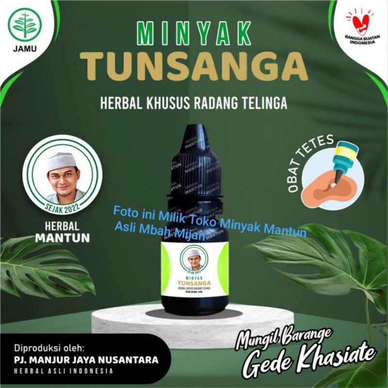 Jual Tunsanga/Mantun Hitam/RadangTelinga/Kupingmendengung//Kupingberair ...