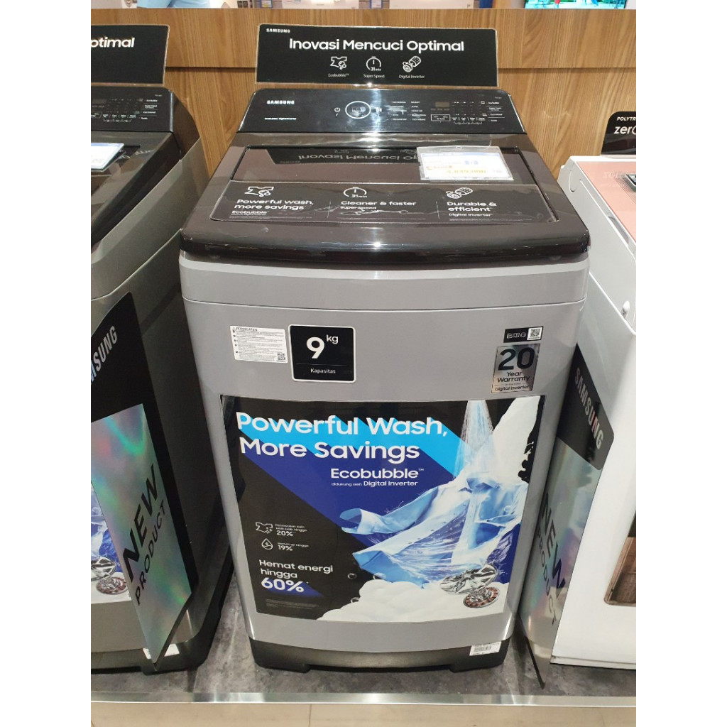 Jual MESIN CUCI SAMSUNG WA10CG4545BDSE 10kg / WA90CG4545BY 9Kg TOP LOADING INVERTER ECO BUBLE ...