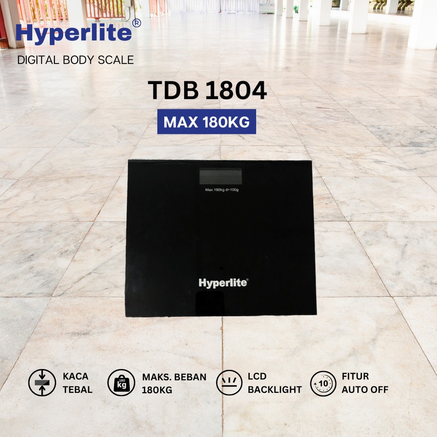Jual Hyperlite Timbangan Badan Digital TDB 1804 Digital Body Scale ...