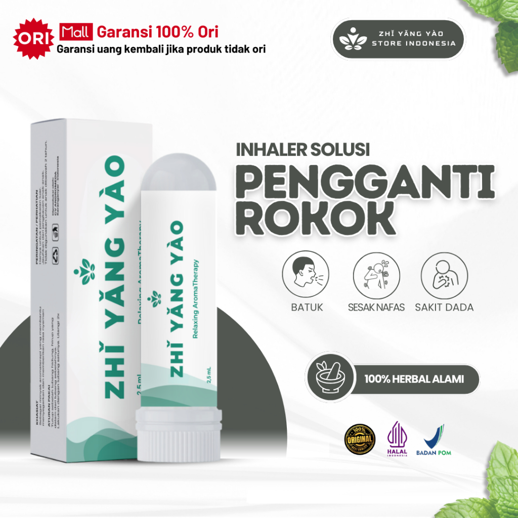 Jual Zhi Yang Yao Inhaler Herbal Bantu Kurangi Keinginan Merokok Alami ...