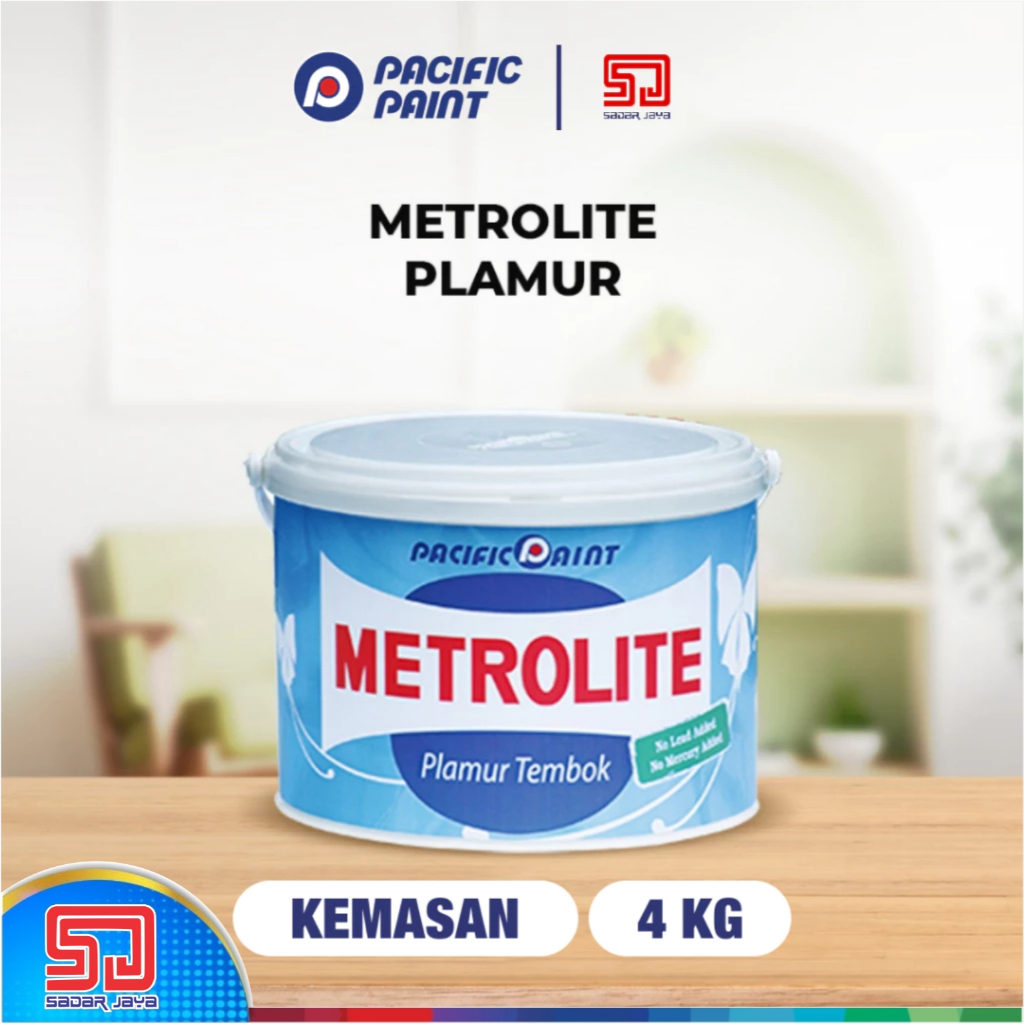 Jual Pacific Paint Metrolite Plamur Dempul Dinding Interior Plamir ...