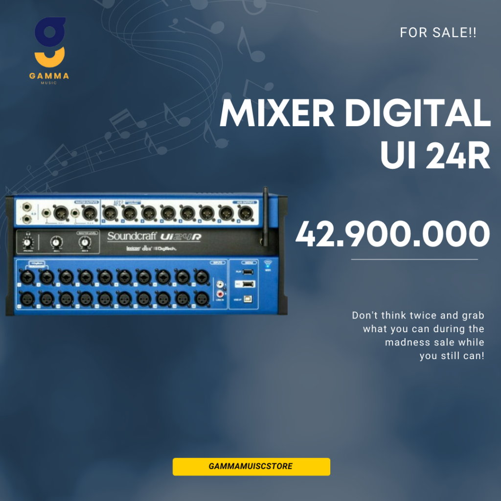 Jual MIXER DIGITAL UI 24R (PreOrder) | Shopee Indonesia