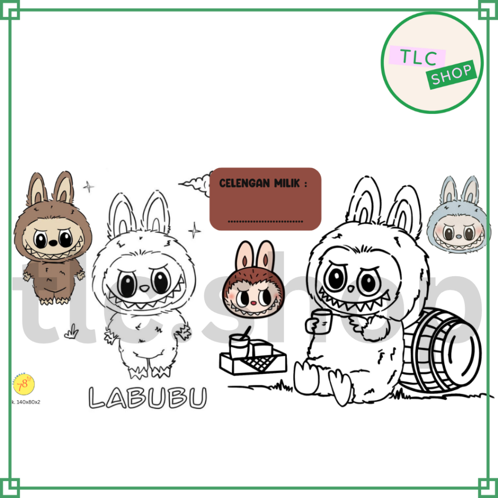 Jual Celengan Labubu / Celengan Mewarnai Labubu / Celengan Mewarnai ...