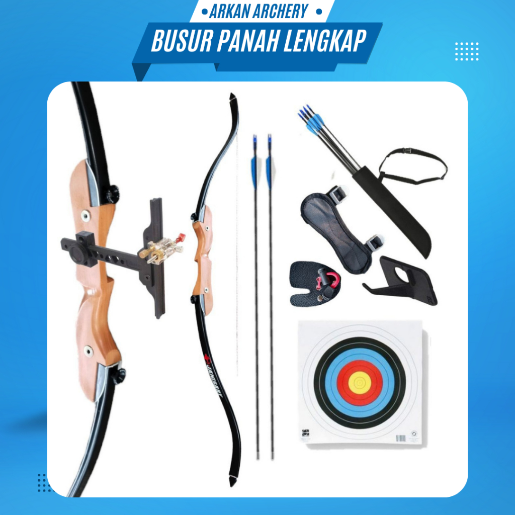 Jual Busur Panah Lengkap Plus Fisir | Shopee Indonesia