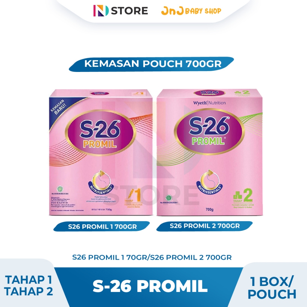 Jual S-26 Promil Tahap 1/Promil Tahap 2 Kemasan 700GR Pouch Pink/S26 ...