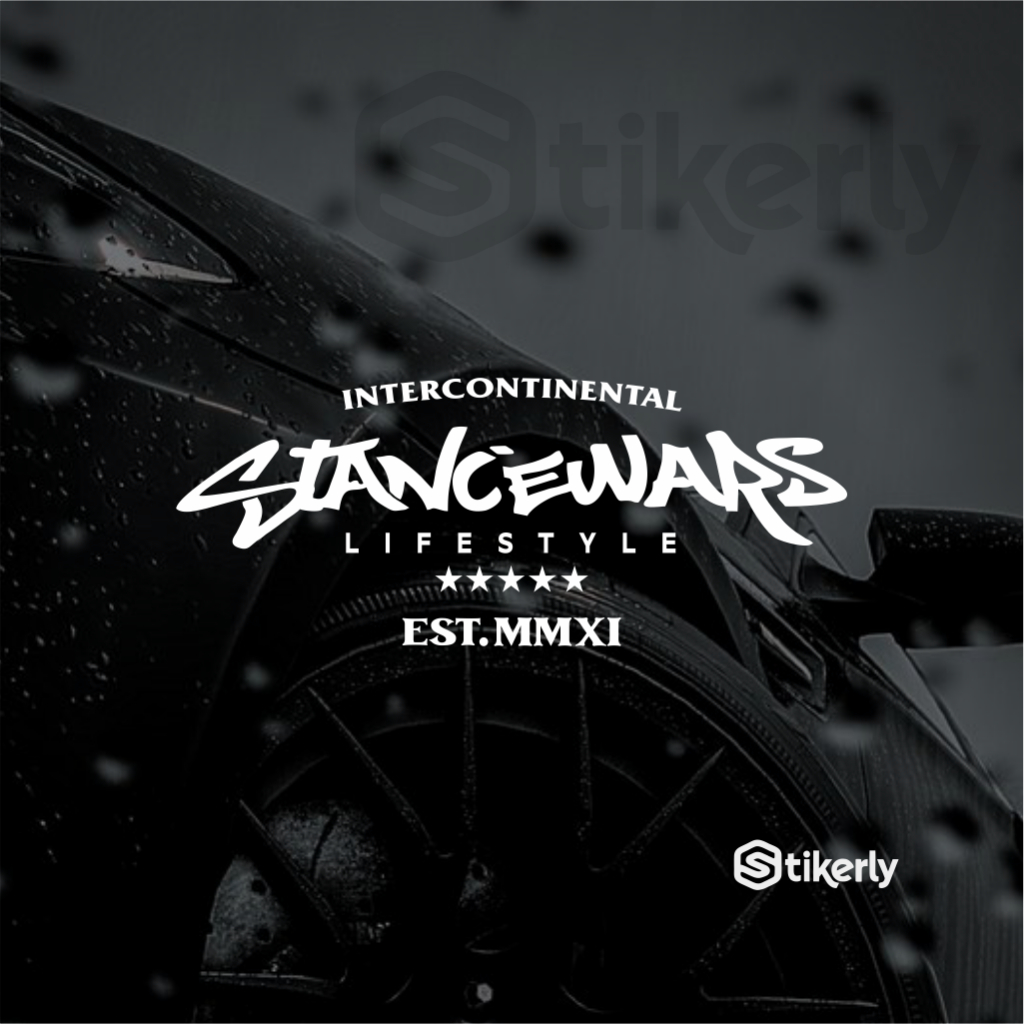 Jual Stiker JDM Cutting Sticker Stance Wars Menyala | Shopee Indonesia