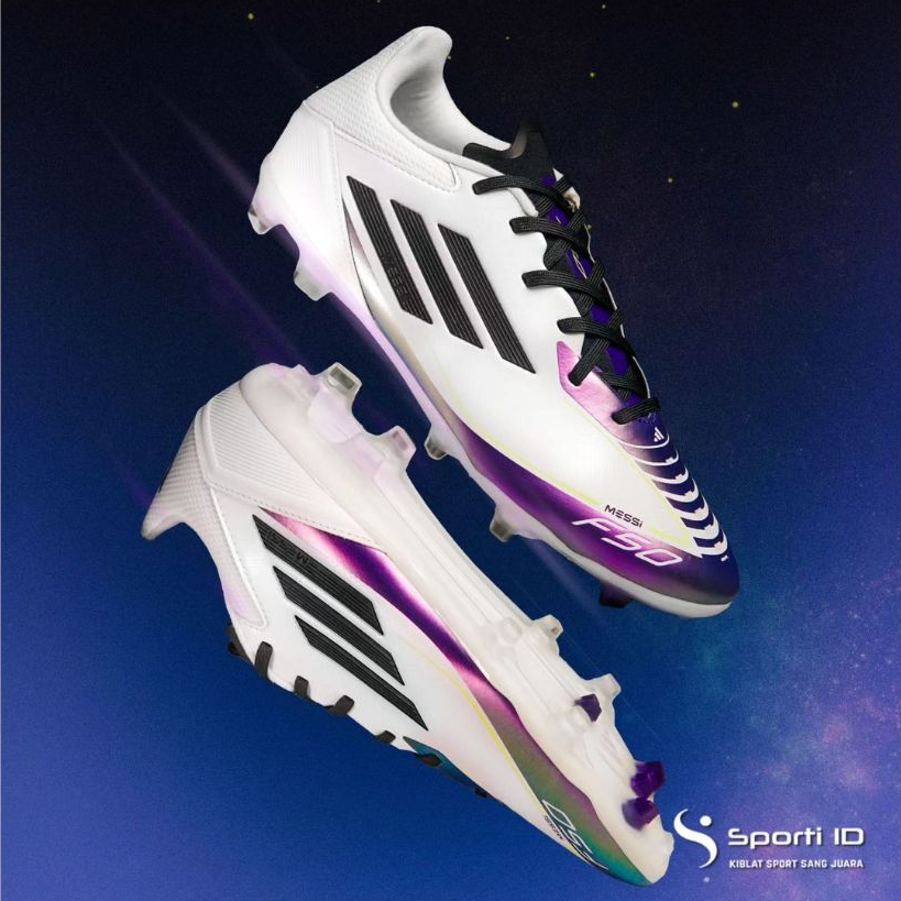 Jual Sepatu Bola Adidas F50 League Messi FG - White Purple IE9073 ...