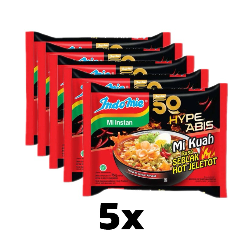 Jual indomie seblak hot jeletot (5pcs) | Shopee Indonesia