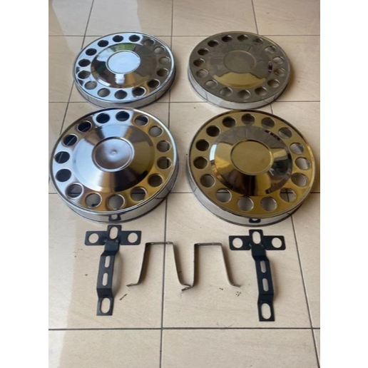 Jual Wheeldop R16 Truk SR Bulat Crome Bonus Pangkon Weldop Wildop Truk ...