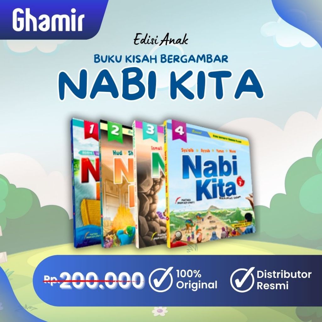 Jual Buku Anak NABI KITA Bundling Jilid 1-4 - Buku Anak Islami Mengenal ...