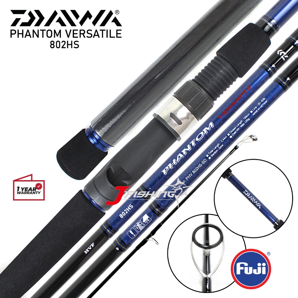 Jual Joran DAIWA PHANTOM VERSATILE | Spinning | OverHead | Jigging | Dasaran | Casting | Light ...