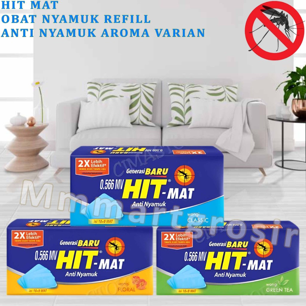 Jual Hit Mat / Obat Anti Nyamuk Refill / Anti Nyamuk Aroma Varian / Isi ...