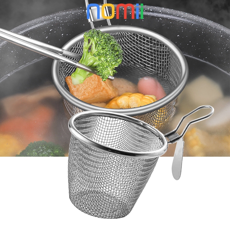 Jual Keranjang Saringan Hotpot Shabu Rebus Goreng Stainless Mie Bakso ...
