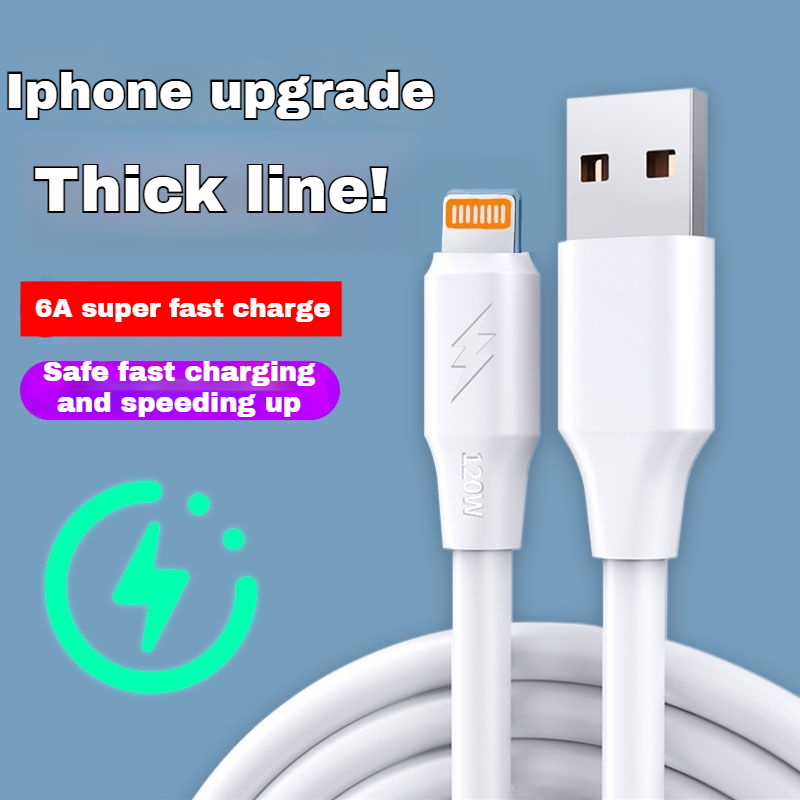 Jual [COD]120W kabel data Fast Charging Micro usb Type-C Cable FOR iPhone ios usb Android Cable ...