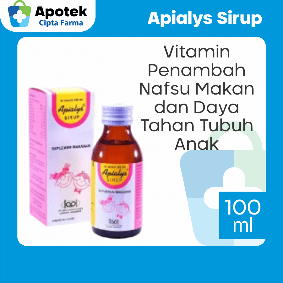 Jual Apialis Apialys Syrup Apyalis Sirup Multivitamin Multi Vitamin ...