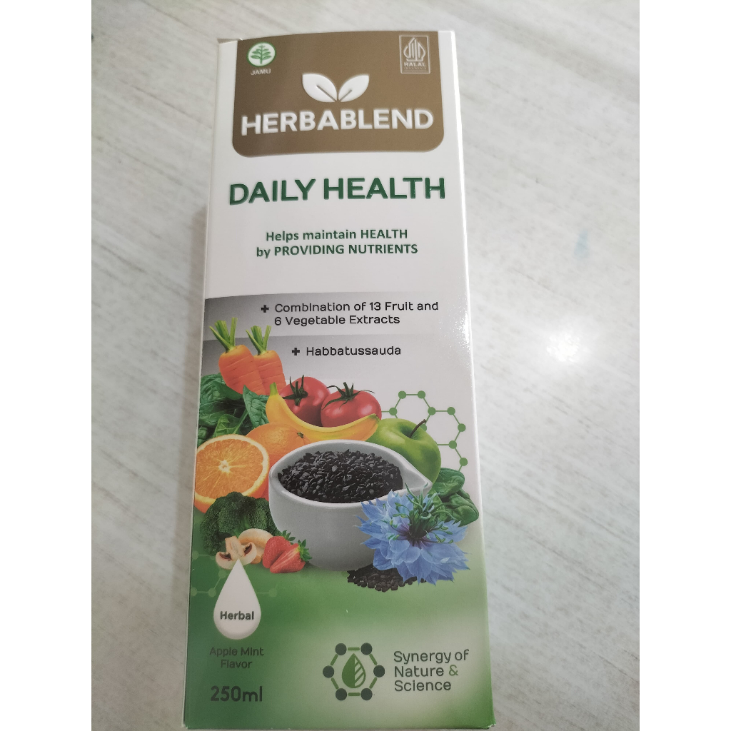 Jual HERBABLEND Daily Health sirup 250ml | Shopee Indonesia