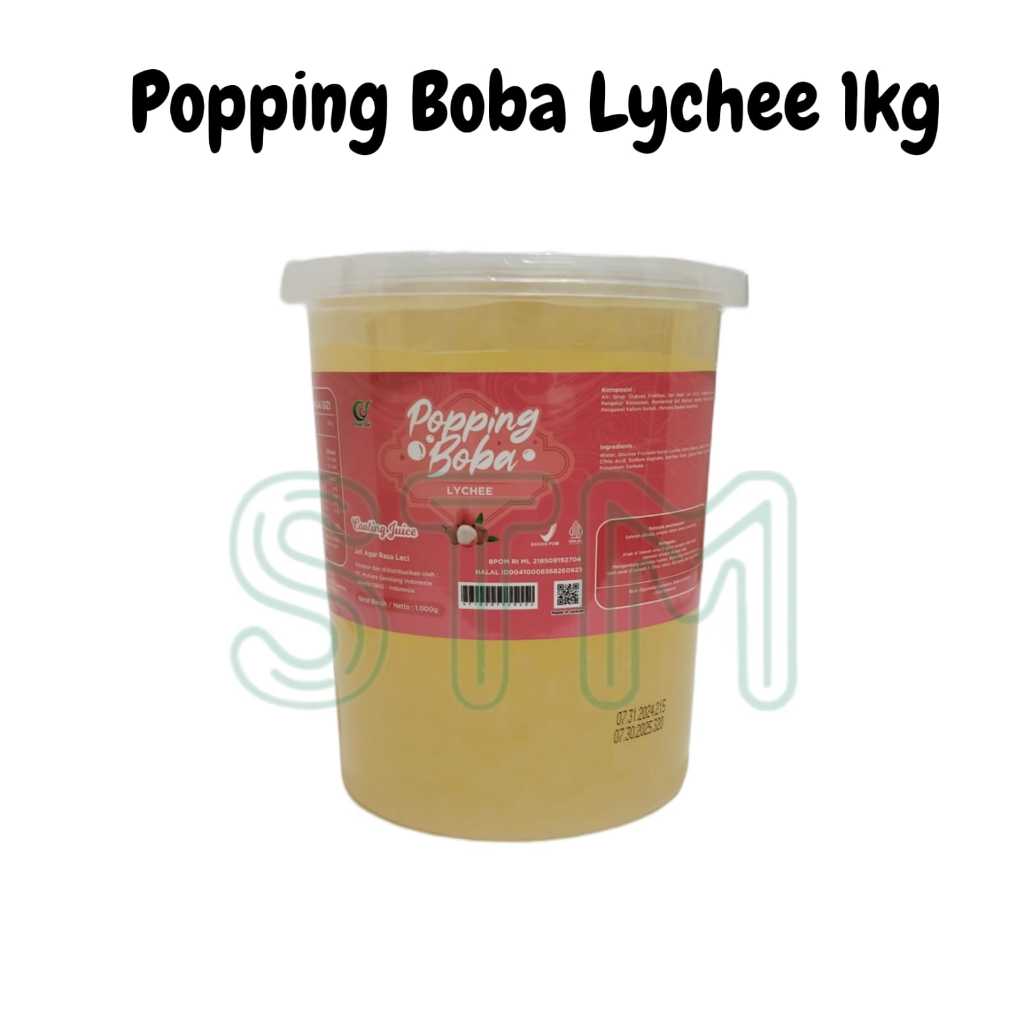 Jual Popping Boba 1Kg (Lychee) | Shopee Indonesia