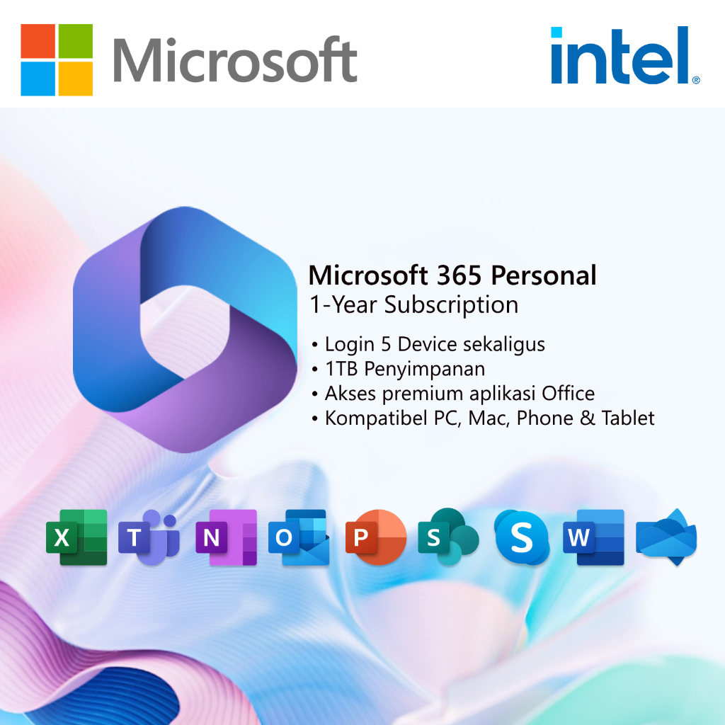 Jual Microsoft 365 Personal - 1 Year Subscription | Premium Office Apps ...