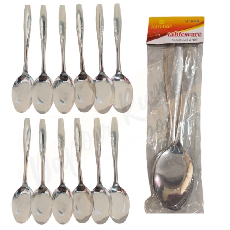 Jual ( 12 PCS )Sendok Makan Stainless NAGAKO/Sendok Makan | Shopee ... Jual ( 12 PCS )Sendok Makan Stainless NAGAKO/Sendok Makan | Shopee ...