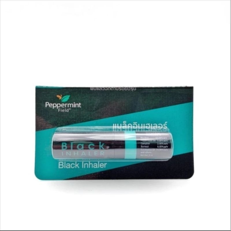 Jual Black Inhaler Peppermint/Minyak Angin Original | Shopee Indonesia