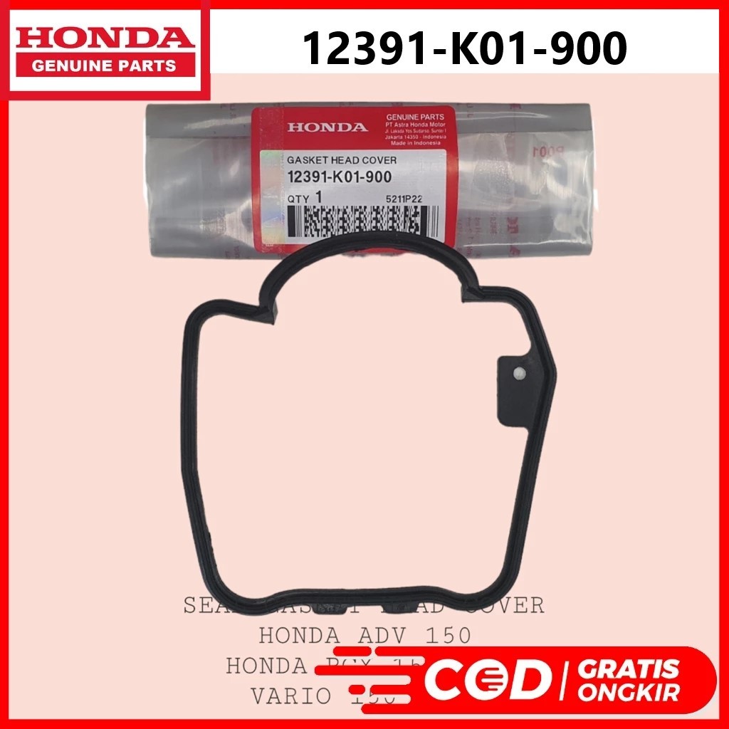 Jual KARET HEAD CYLINDER ORING GASKET HEAD COVER PCX 150 K97 PCX HYBRID ADV 150 NEW VARIO 150 ...