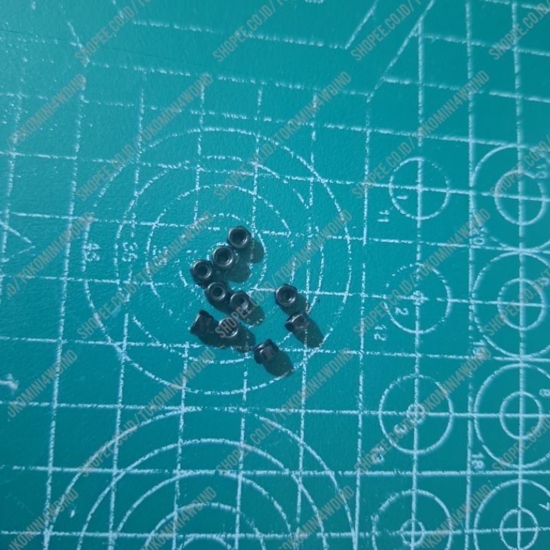 Jual Rep Tamiya Mur Tamiya Lock Nut M2 10pcs Black | Shopee Indonesia