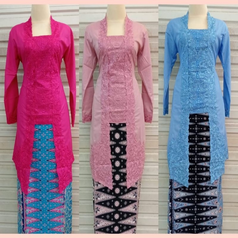 Jual Kebaya encim modern// setelan kebaya encim tunik kutu baru mix ...