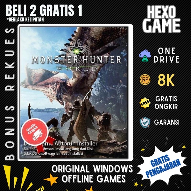 Jual Monster Hunter World - PC Game Adv - LINK DOWNLOAD - GAME LAPTOP - GAME KOMPUTER | Shopee ...