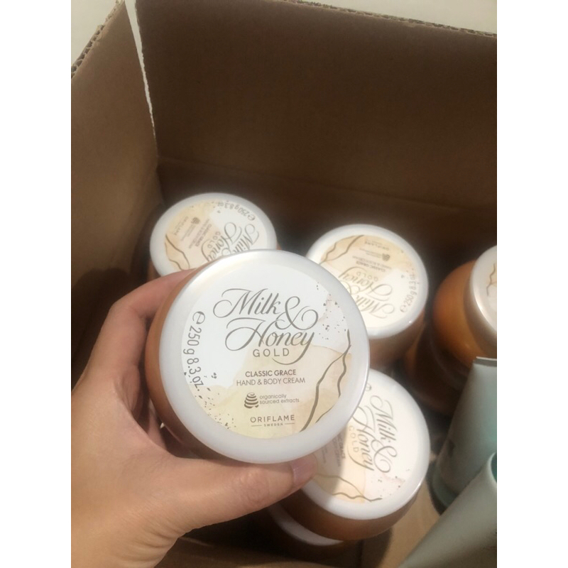 Jual Hand & Body Cream MILK & HONEY GOLD Classic Grace | Shopee Indonesia
