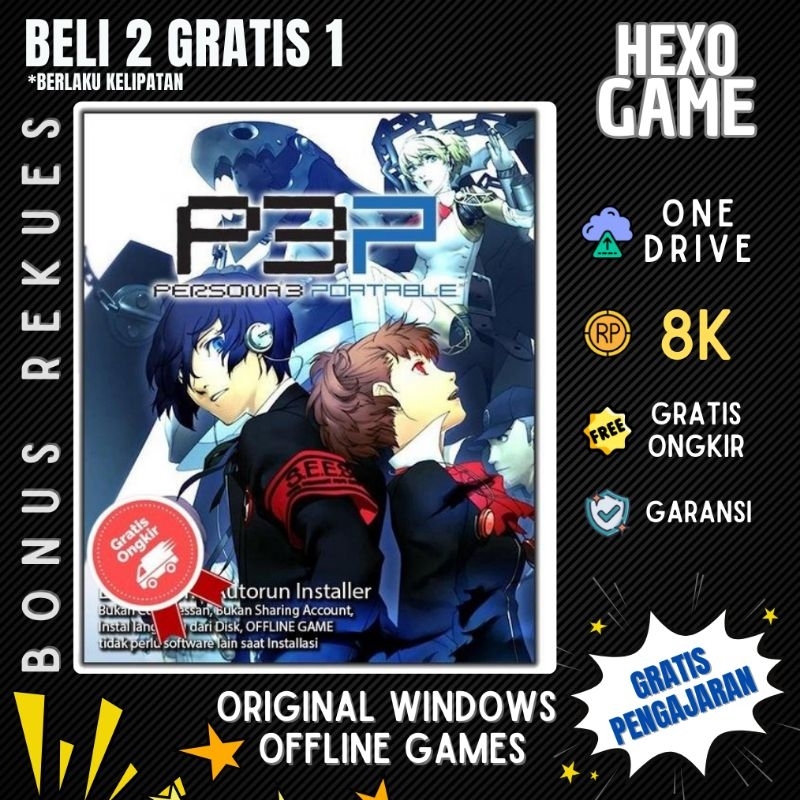 Jual Persona 3 Portable - PC Game - LINK DOWNLOAD - GAME LAPTOP - GAME ...