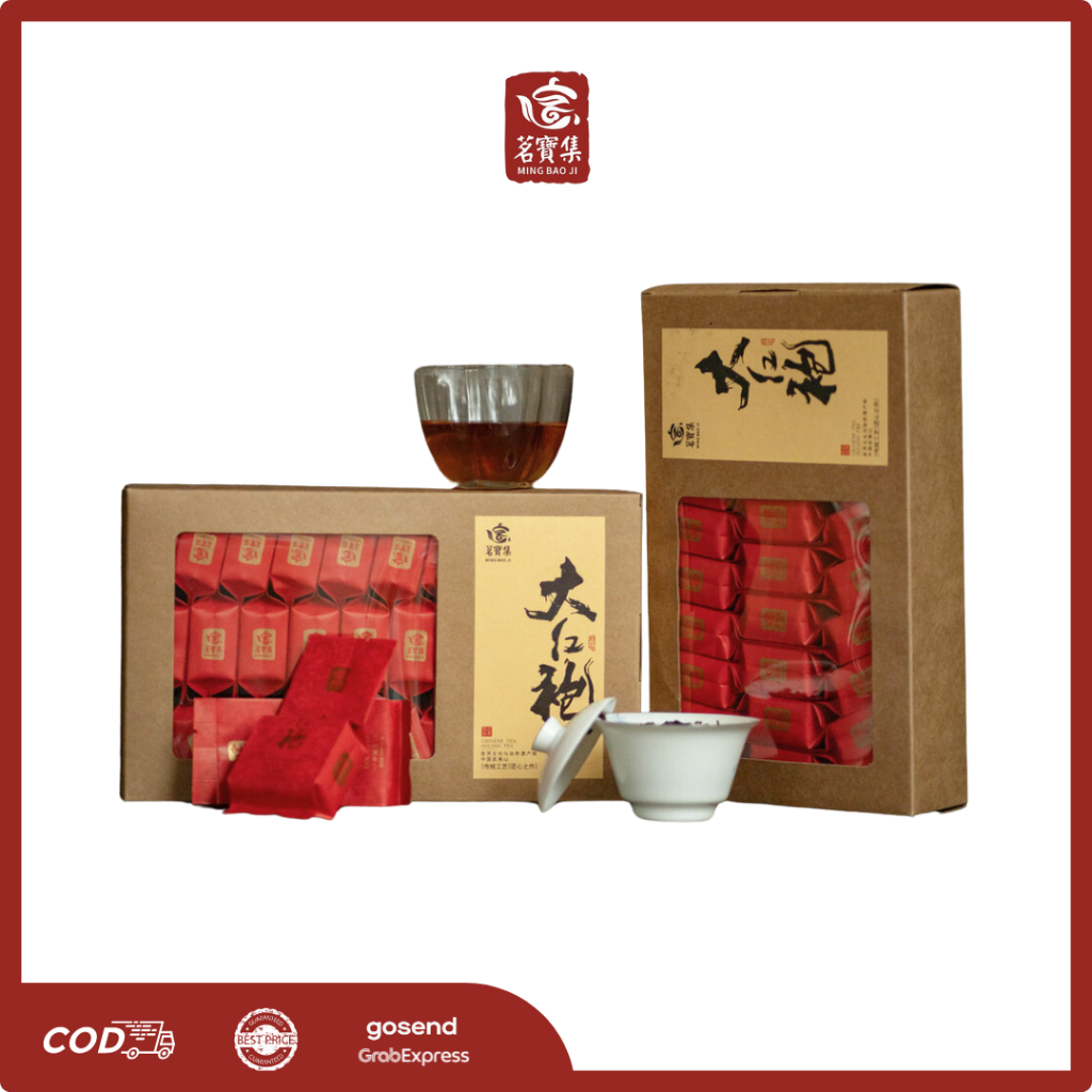 Jual MING BAO JI Chinese Tea C2033 Isi 30 Sachet Teh Da Hong Pao Daun Teh Bunga Teh China Teh ...