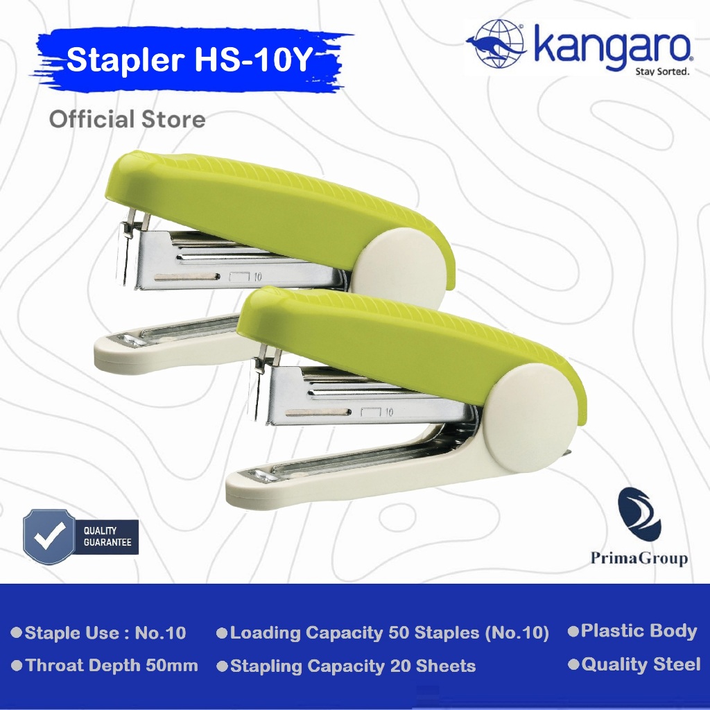 Jual Stapler HS 10/Y Kangaro / Hekter / Jepretan / Stapler Kecil ...