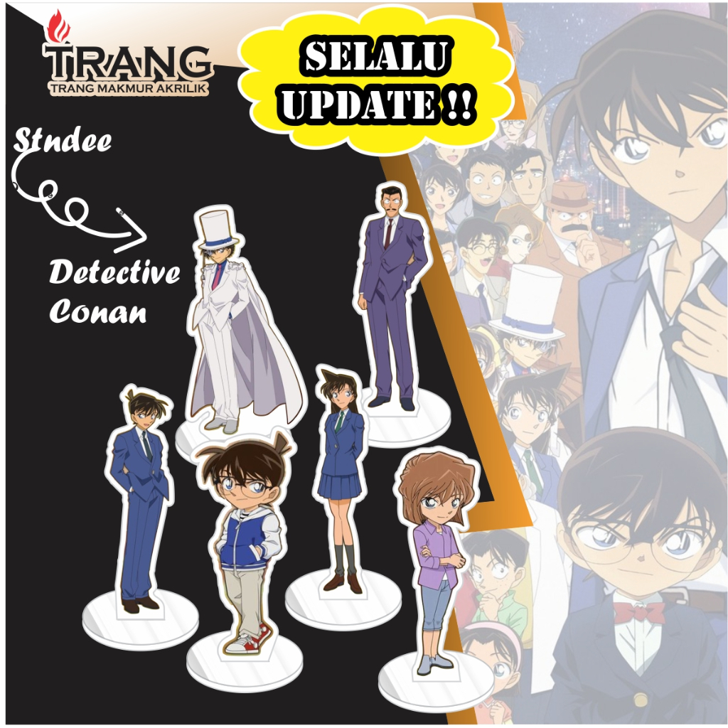 Jual Standee Figure Akrilik Detective Conan / Standing Action figure ...