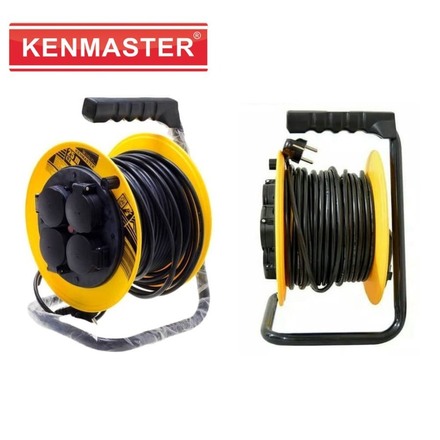 Jual Kabel Roll 5 12 25 meter KENMASTER / Kabel Rol 4 Lubang SNI ...