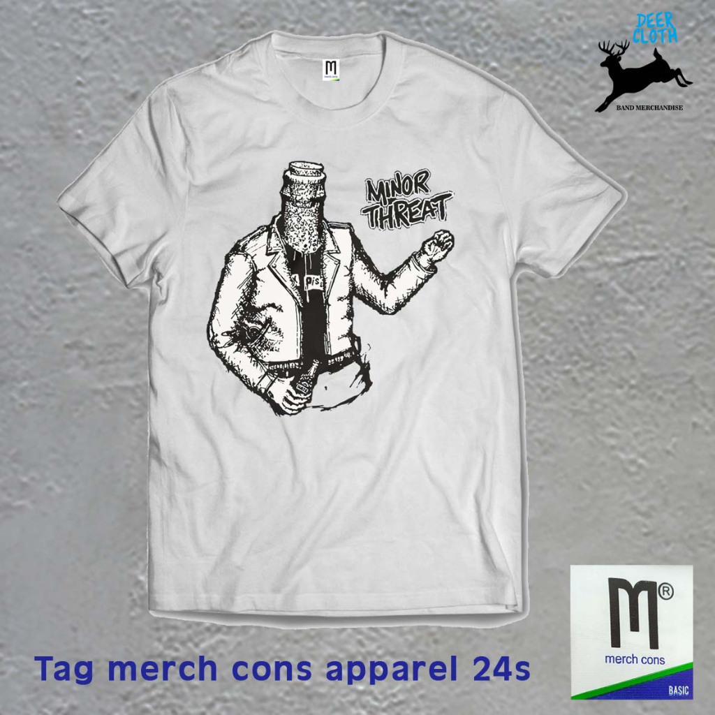 Jual MINOR THREAT- Bottle head | T-shirt hardcore punk powerviolence ...