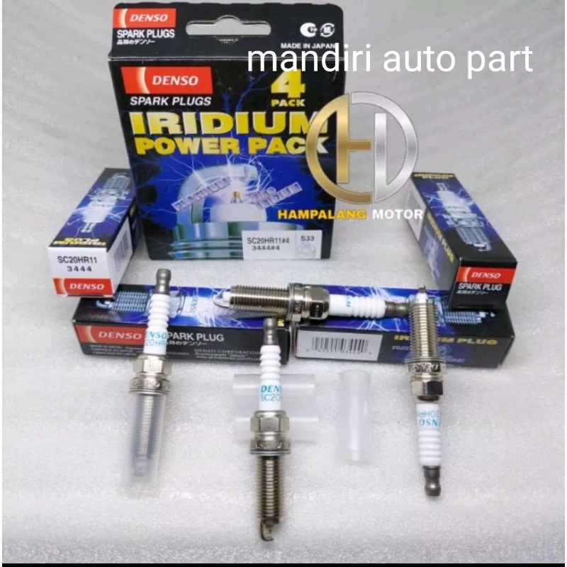 Jual BUSI IRIDIUM PLATINIUM SIGRA CALYA AYLA AGYA DENSO JAPAN 1PC ...