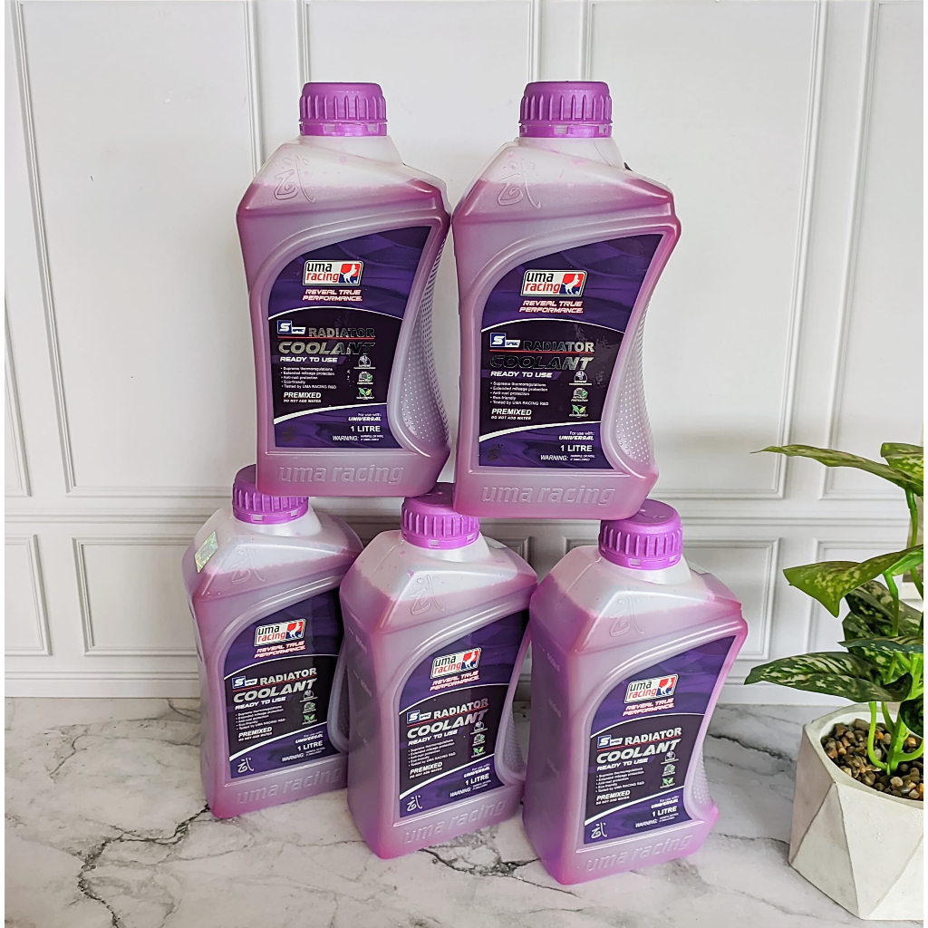 Jual Air Radiator UMA RACING Dan PTT SuperLongLife Air Coolant Isi 1 ...