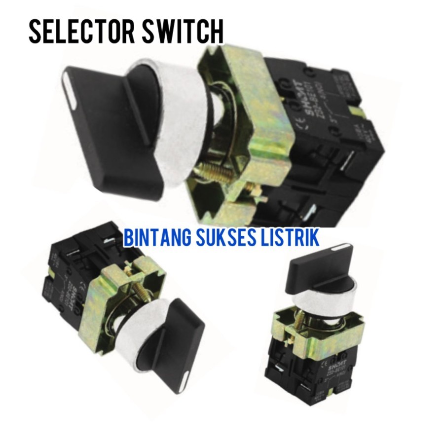 Jual ORIGINAL Selector switch 2 Position 3 position Selektor LAY5-BD ...