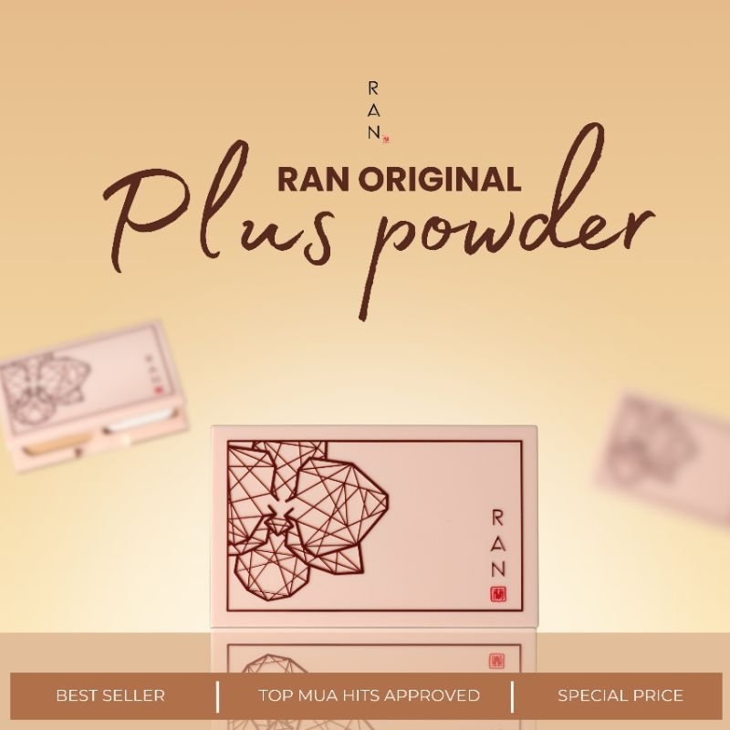 Jual RAN ORIGINAL PLUS POWDER BY POM VINIJ PREMIUM WATERPROOF | Shopee ...