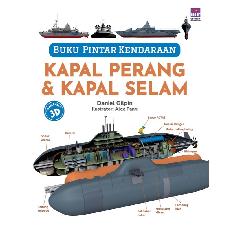 Jual Buku Pintar Kendaraan: Kapal Perang & Kapal Selam | Shopee Indonesia
