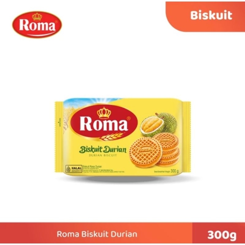 Jual Roma Biskuit Durian 300 gram | Shopee Indonesia