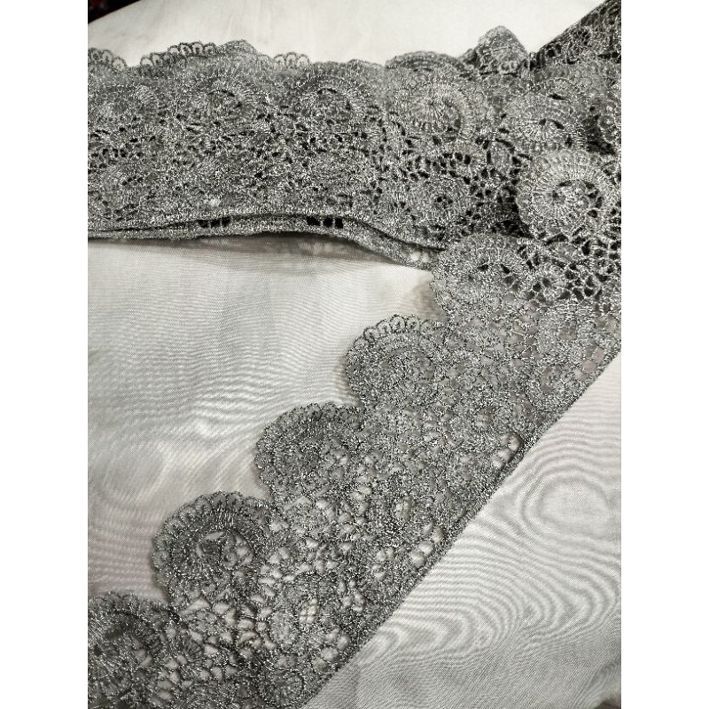 Jual RENDA/LIST PINGGIRAN MOTIF KEONG FULL BORDIR LEBAR 7cm/10cm ...