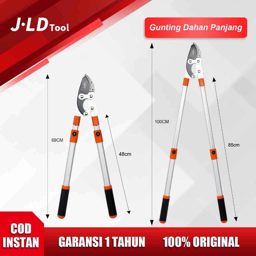Jual JLD Gunting Dahan Gagang Panjang Gunting Dahan Ranting Gunting ...
