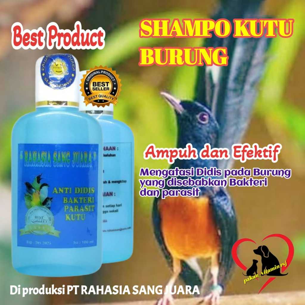 Jual Shampo Kutu BURUNG OBAT KUTU BURUNG Mengatasi Didis DISEBABKAN ...