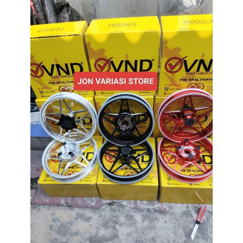 Jual VELG RACING ORIGINAL VND V SPEED V1 185x14 & 215x14 PCX 160 PCX 160 RING 14 PCX 160 ABS PCX ...