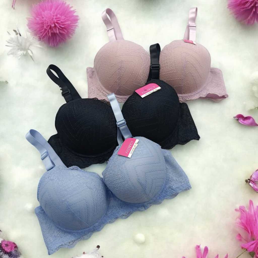 Jual Bra Berkawat FELANCY 01250 - Full Cup - Kait 3 - Size 36C-40D - BH ...