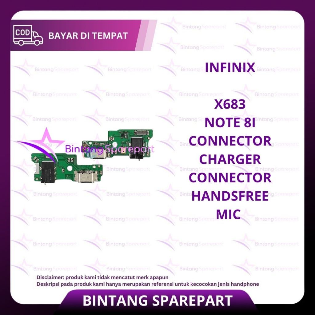 Jual FLEXIBEL INFINIX X683 + CONNECTOR CHARGER + CONNECTOR HANDSFREE ...
