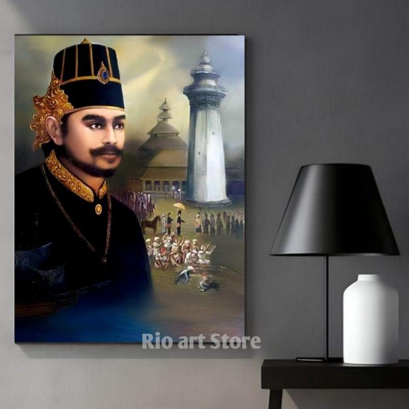 Jual Hiasan dinding poster sultan banten untuk walldecor atau dekorasi ...