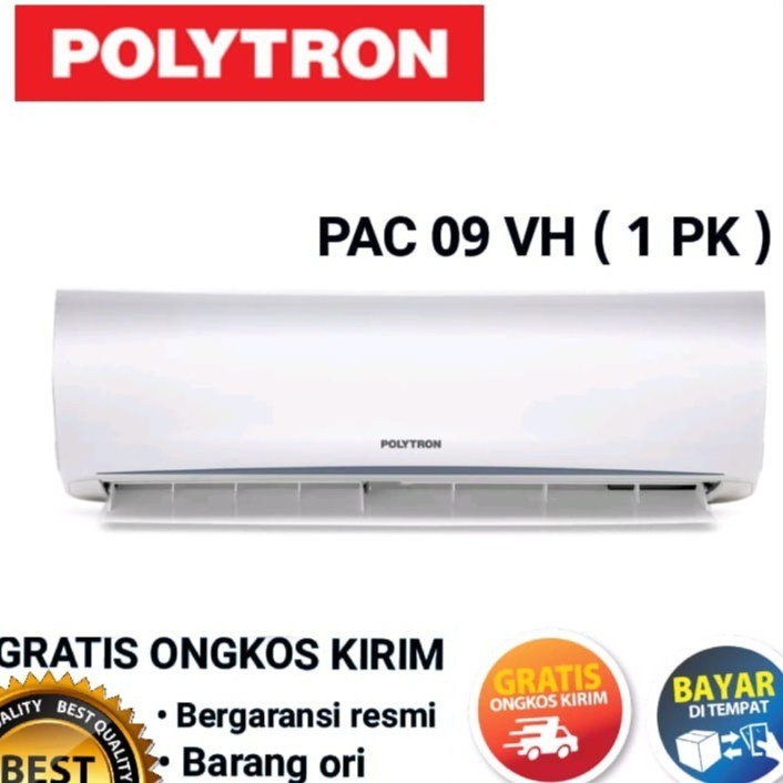 Jual Polytron AC 1PK PAC09VH R32 Deluxe Super Turbo Cooling 1PK ...